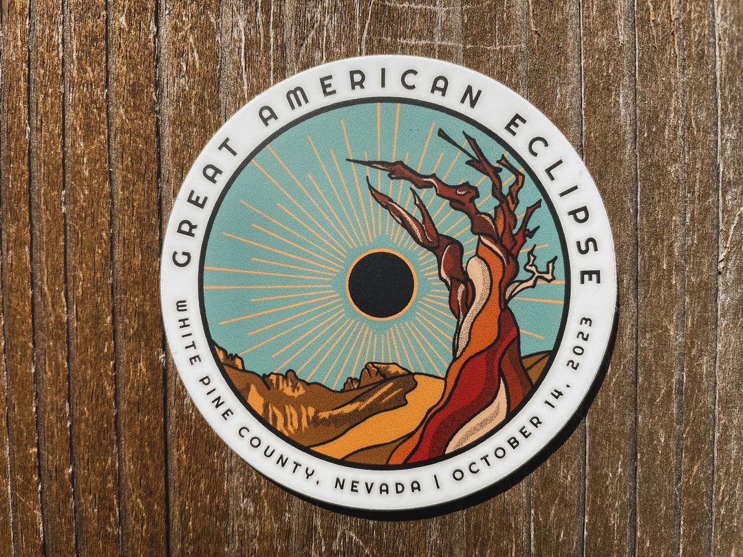 Annular Eclipse 2023 Sticker Great Basin National Park Great American ...