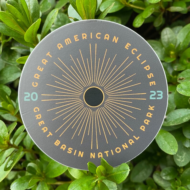 Annular Eclipse 2023 Sticker Great Basin National Park Great American ...