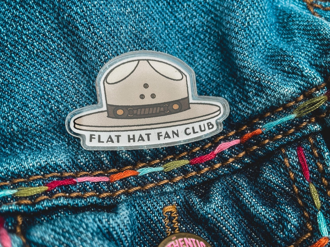 Park Ranger Pin Flat Hat Fan Club Pin Park Ranger Enthusiast Pin ...