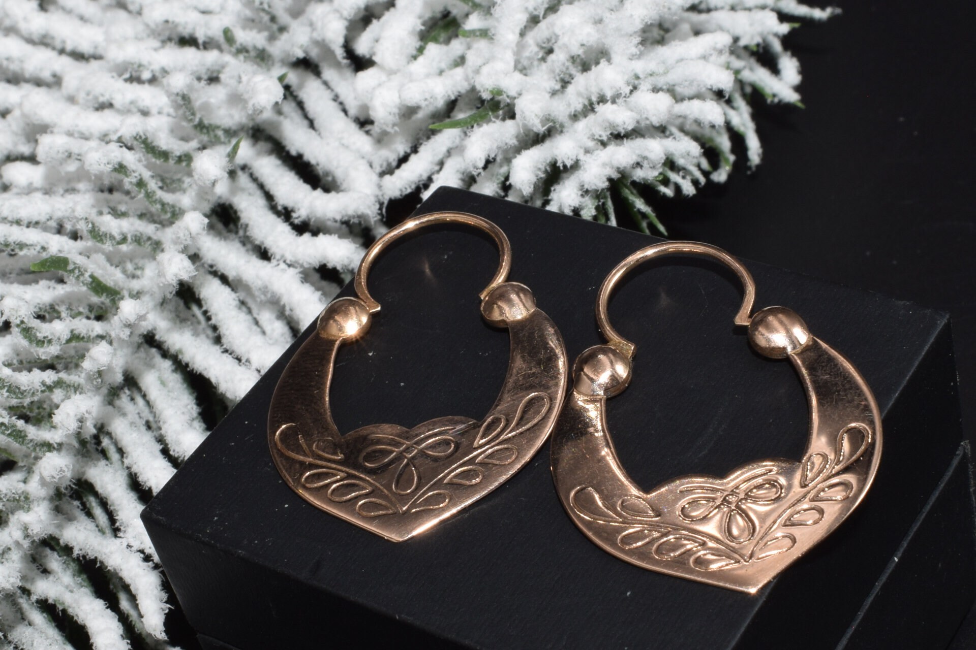 Genuine 14K Yellow Gold 583.14K, Vintage Original 583 Gold Earrings,14k ...