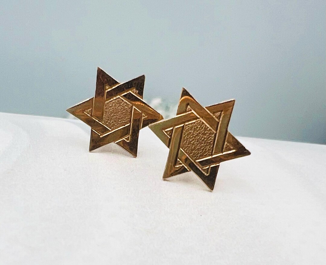 Genuine 14K Yellow Gold 583.14K, Vintage Original 583 Gold Earrings,14k ...