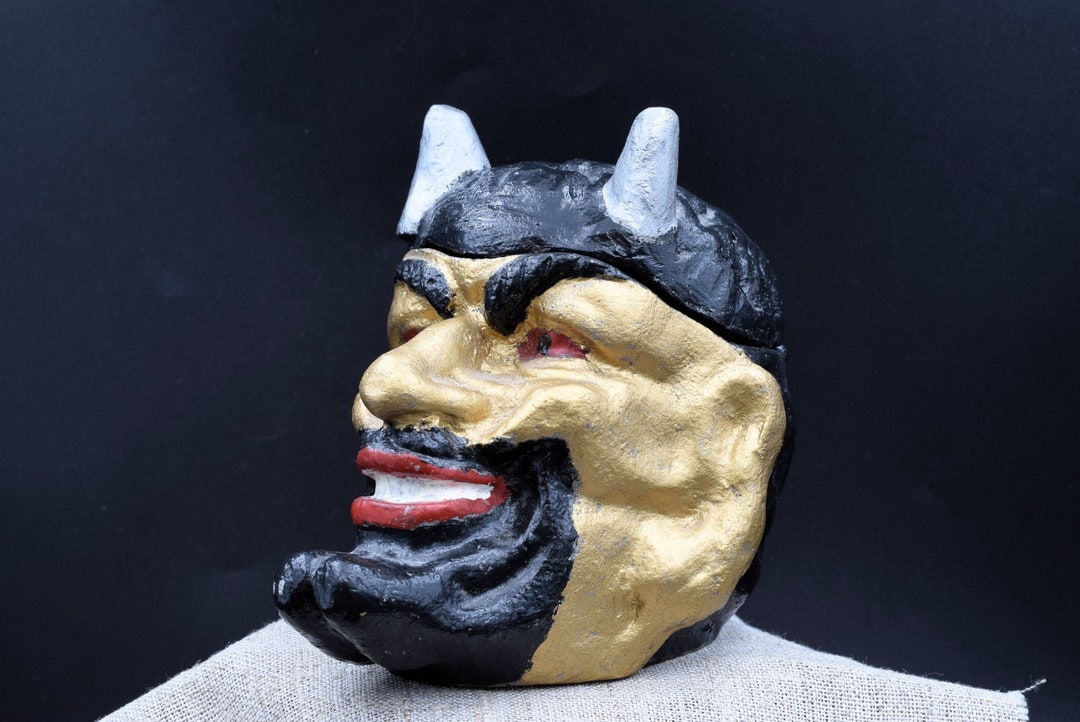 Rare Antique Ashtray, Devil Vintage, Demon Cigarette Urn, Satan ...