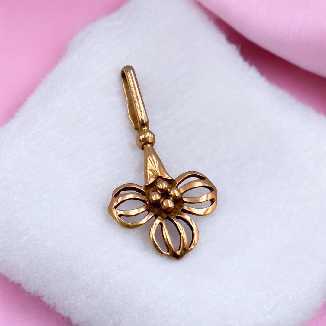 Genuine 14K Rose Gold 585 and 14K, Vintage Original 583 Gold Pendant ...