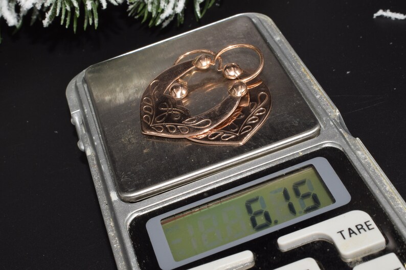 Genuine 14K Yellow Gold 583.14K, Vintage Original 583 Gold Earrings,14k ...