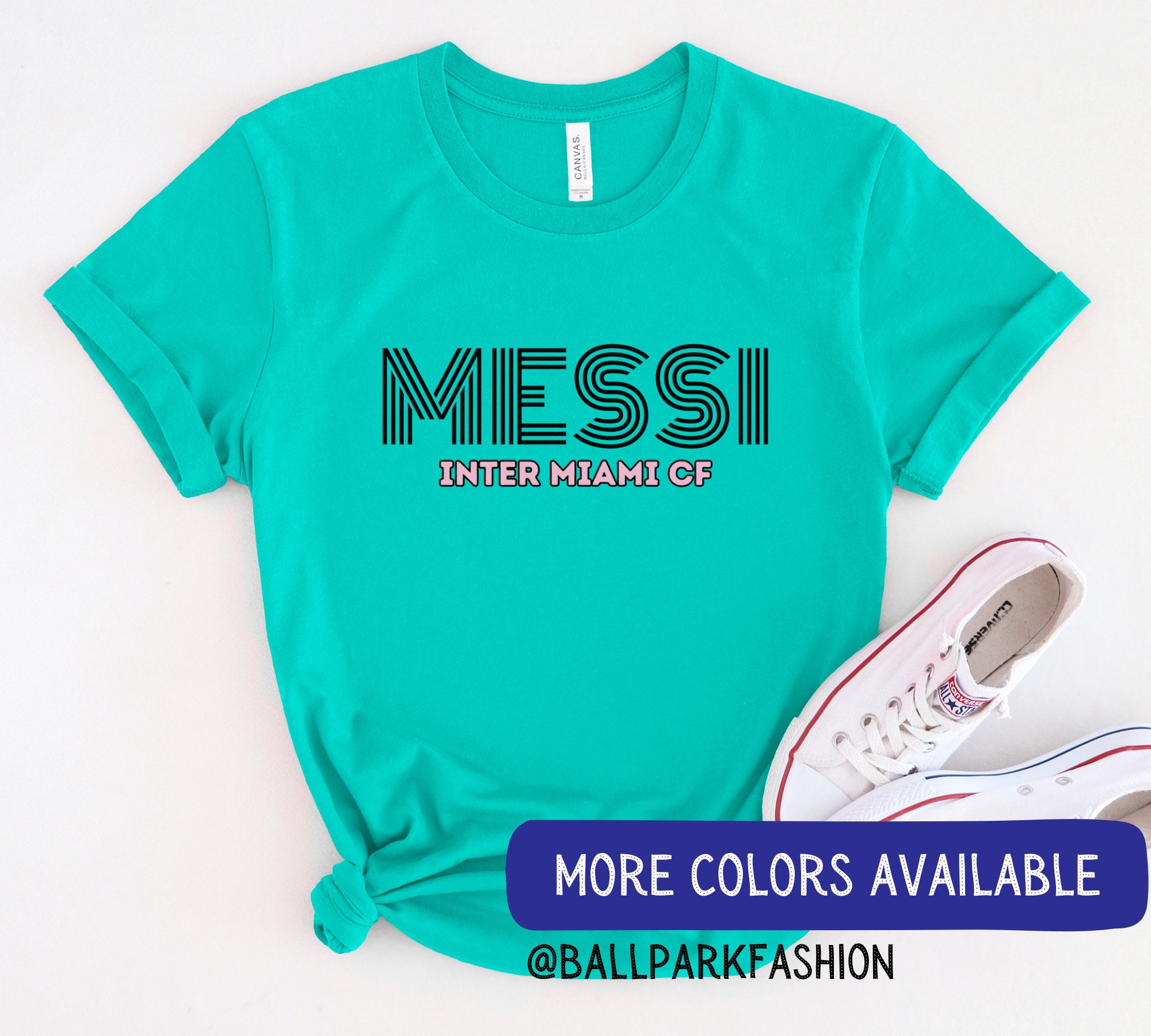 Messi Inter Miami CF T-shirt Soccer Shirt Football Fútbol - Etsy