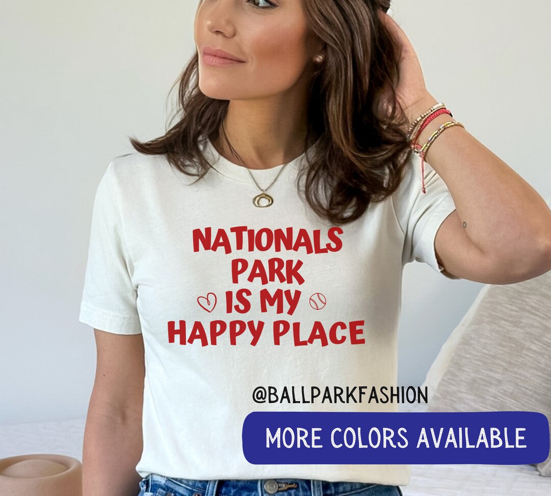 Nationals Park is My Happy Place T-shirt Nationals Park Shirt ...