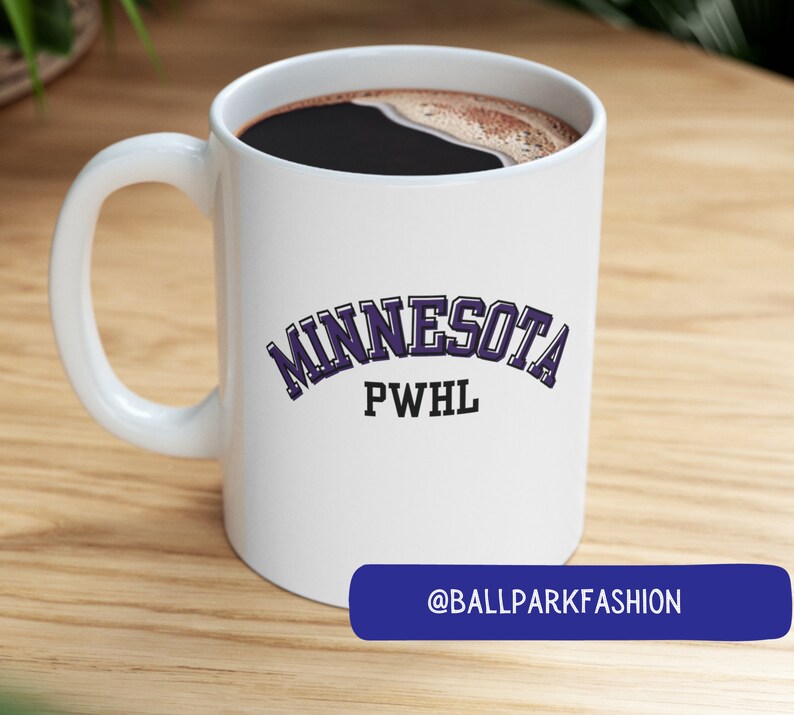 PWHL Minnesota Hockey Mug Minnesota PWHL Mug Professional Womens Hockey ...