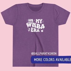 In My WNBA Era Kid's T-shirt Girls Basketball Shirt Kid's Wnba Wbb Tee ...