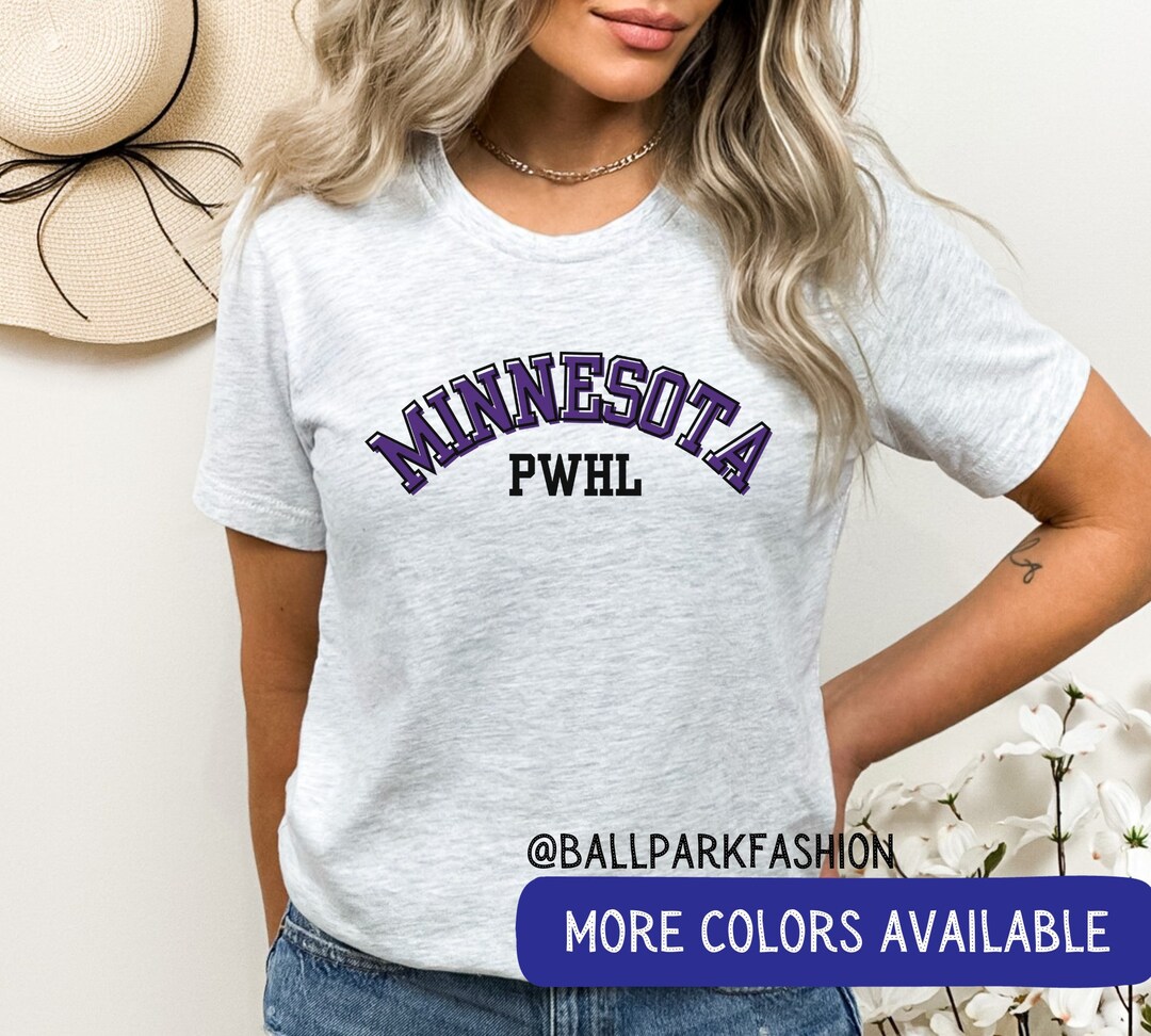 PWHL Minnesota Hockey T-shirt Minnesota PWHL Shirt Professional Womens ...