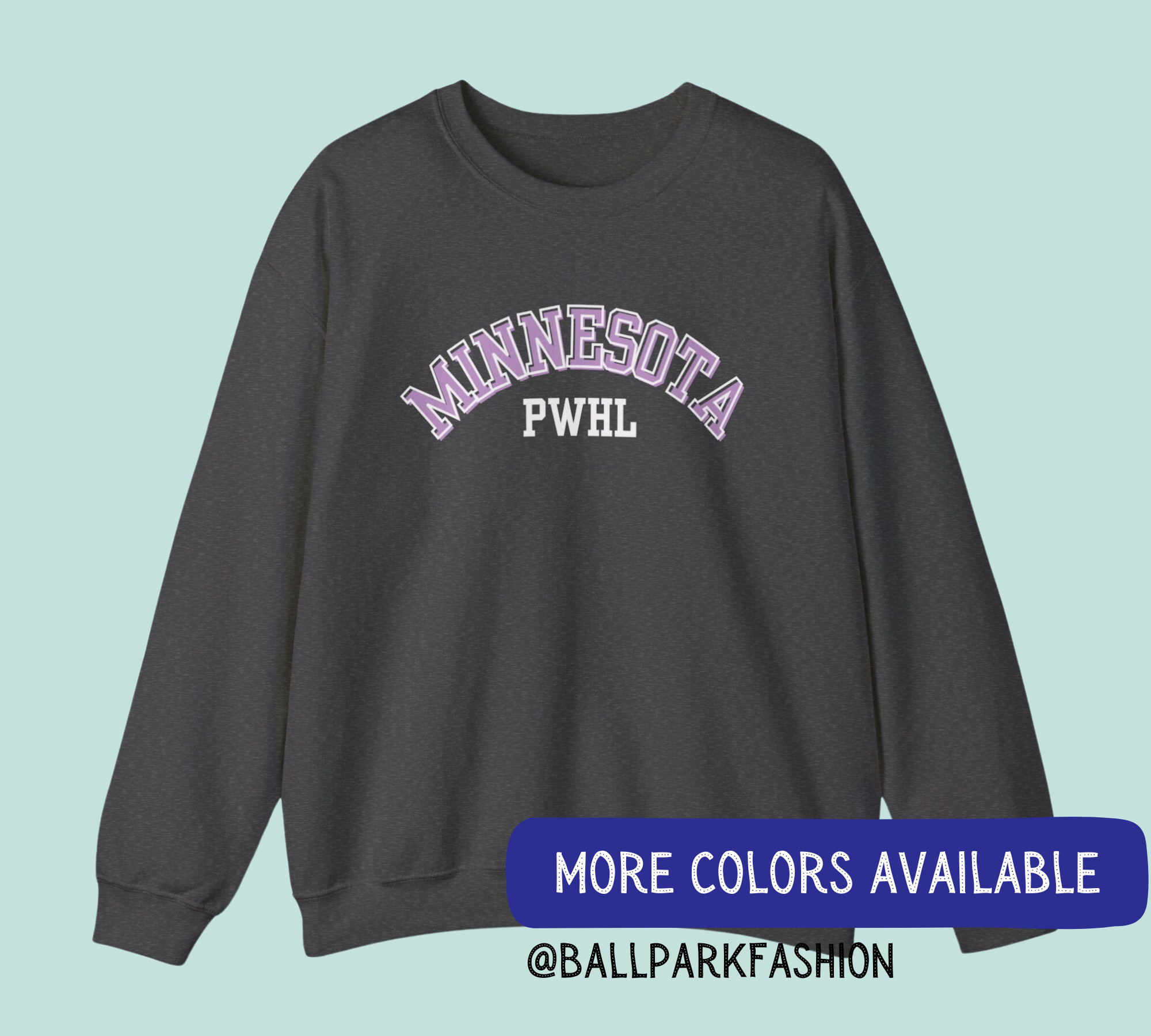 PWHL Minnesota Hockey Sweatshirt Minnesota Hockey PWHL Sweatshirt ...