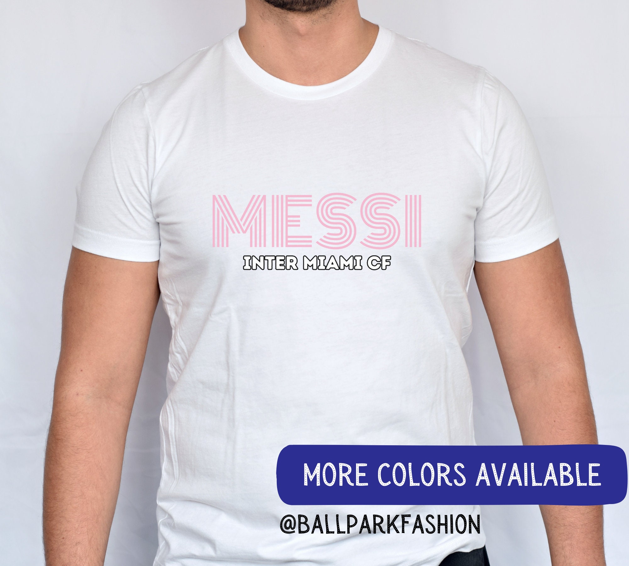 Messi Inter Miami CF T-shirt Soccer Shirt Football Fútbol - Etsy