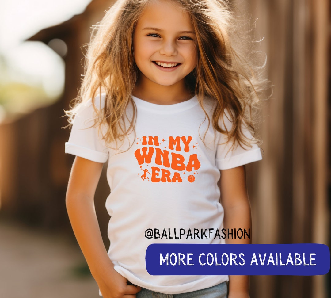 In My WNBA Era Kid's T-shirt Girls Basketball Shirt Kid's Wnba Wbb Tee ...