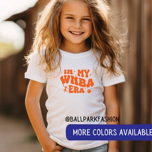 In My WNBA Era Kid's T-shirt Girls Basketball Shirt Kid's Wnba Wbb Tee ...