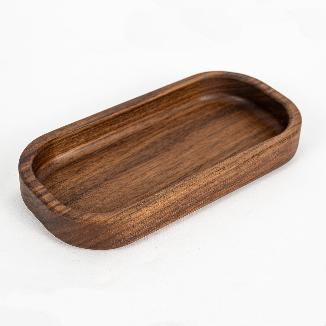 Walnut Pen Pencil Tray Desk Accessories Handmade Wood - Etsy