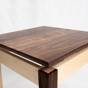 Handcrafted Walnut and Maple Side Tables, Unique Home Decor Side Table ...
