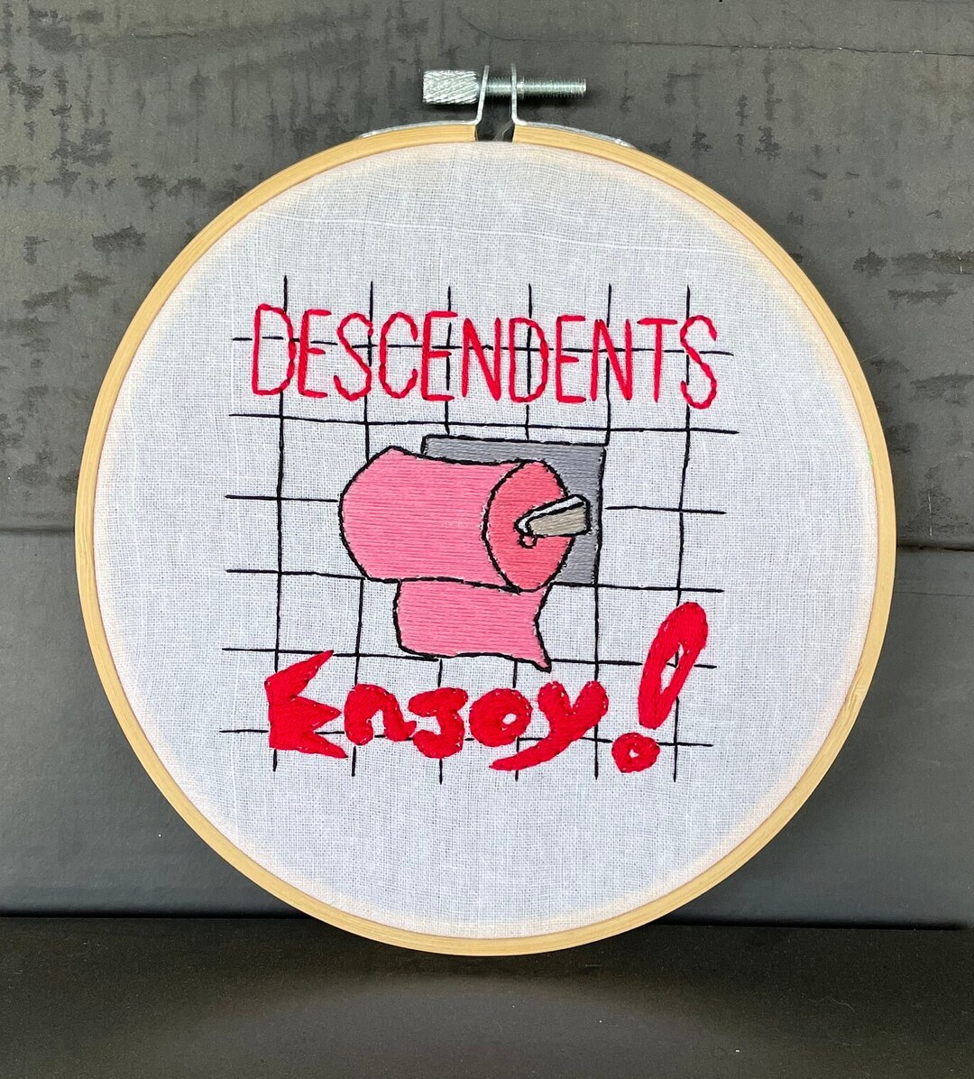 Descendents 'enjoy!' Album Cover Embroidery - FREE SHIPPING (punk, Milo ...