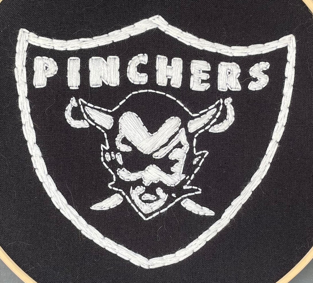 Warlock Pinchers Logo Embroidery - FREE SHIPPING (punk, Denver ...