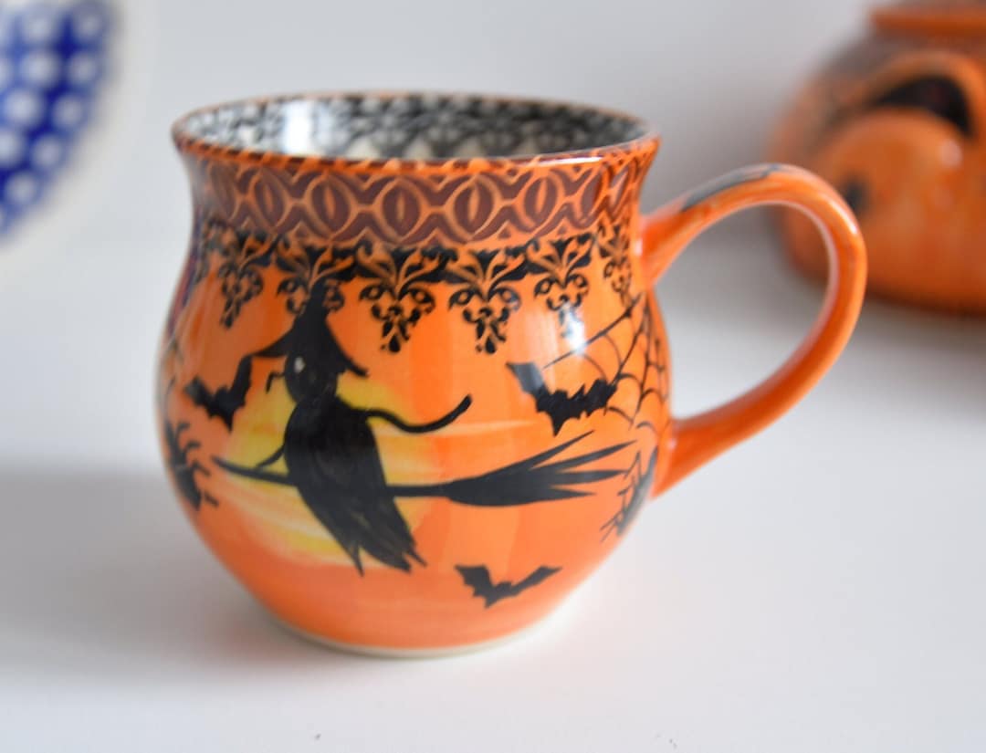 Halloween Cauldron Mug, Cauldron Coffee Mug Coffee Lover Gift, Hand ...