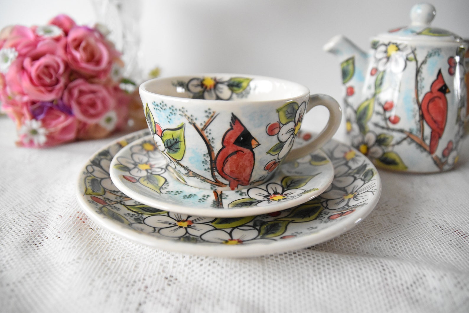 Gifts for Her Tea Set With Teapot Tea for One Gift for | Etsy