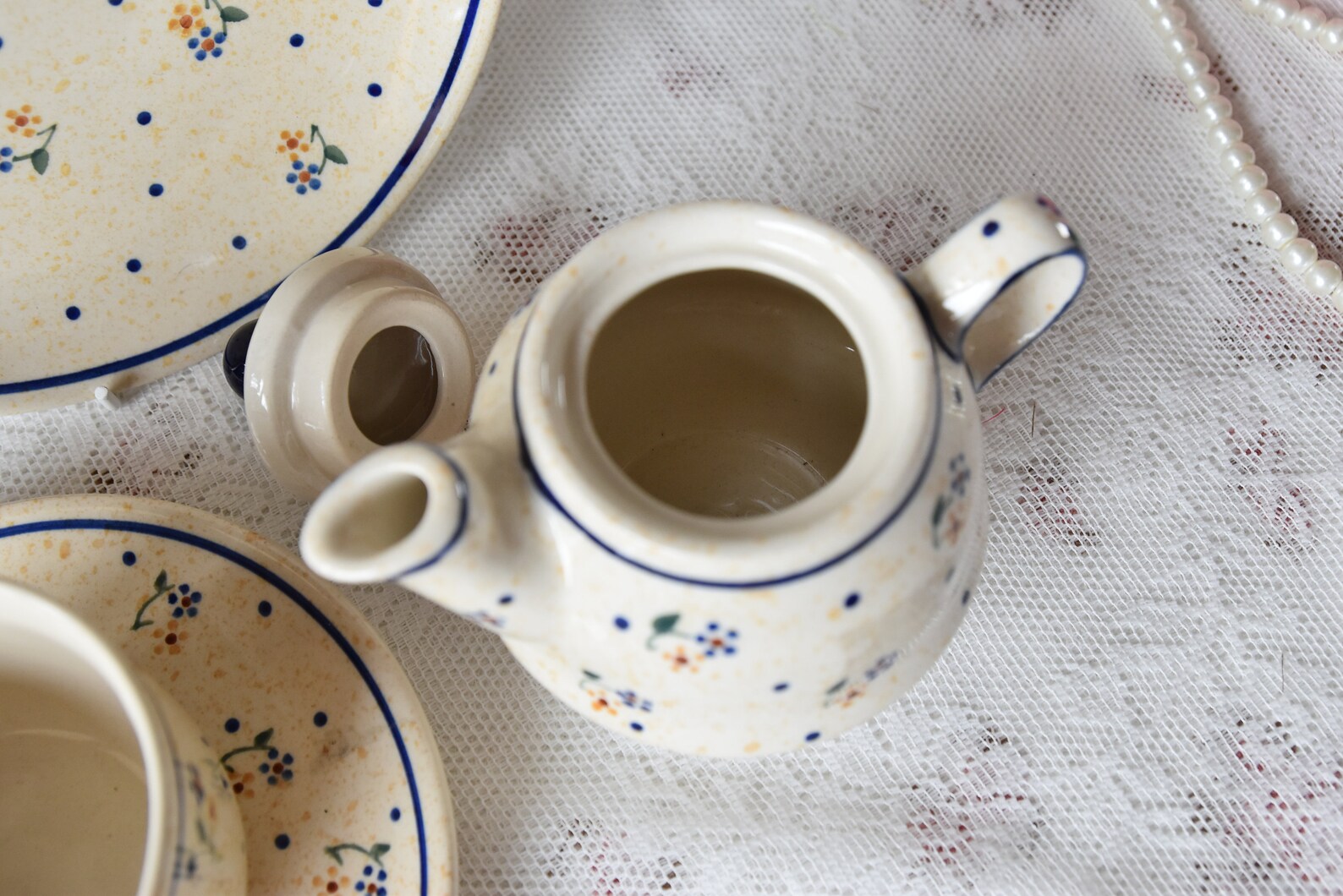 Ceramic Breakfast Set for Office Hand Made and Handpainted | Etsy