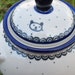Tea Pot Hand Made and Handpainted Kitty Cat Decoration Polish Pottery ...
