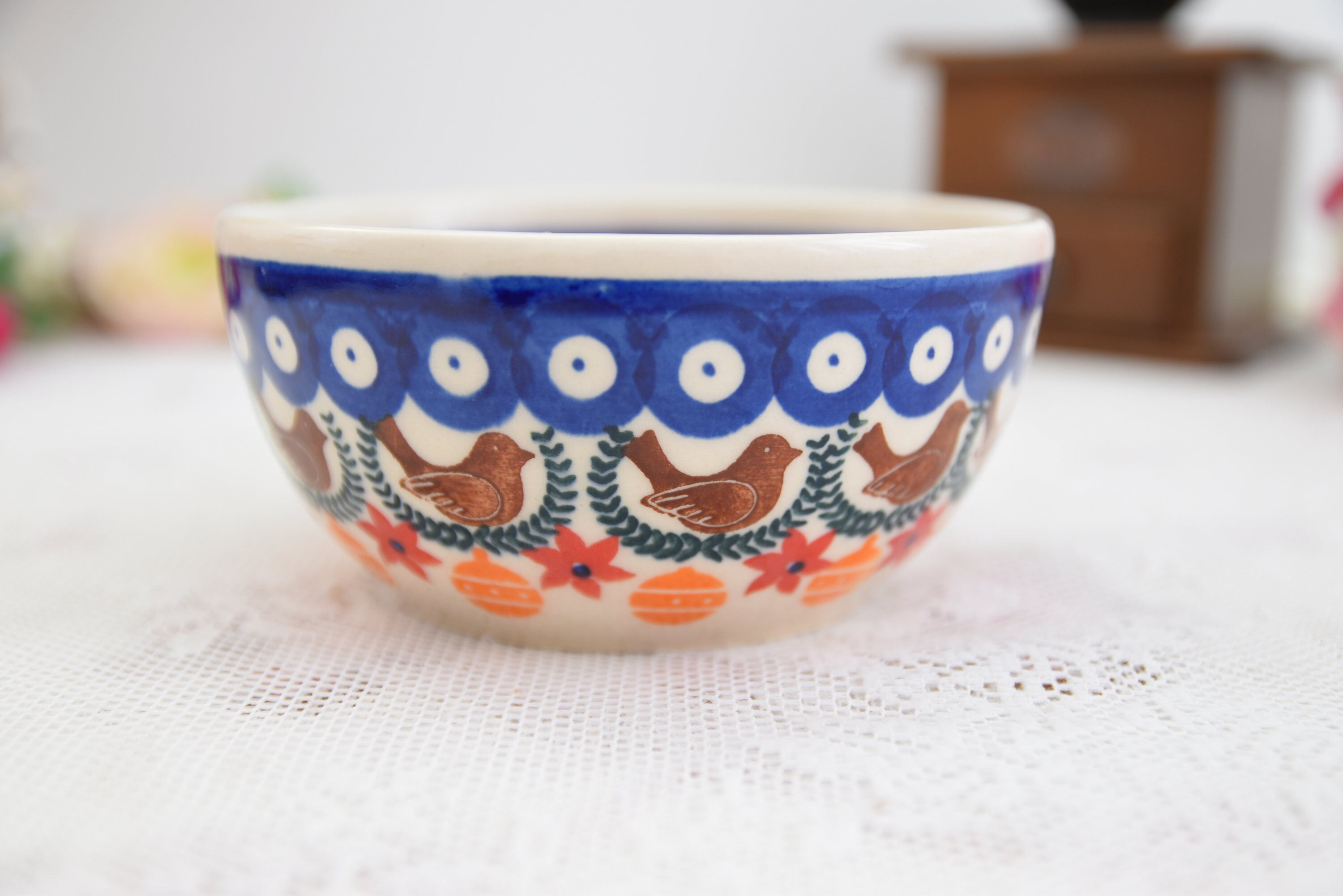 Handmade Salad Bowls Polish Pottery From Boleslawiec With Hand Painted ...