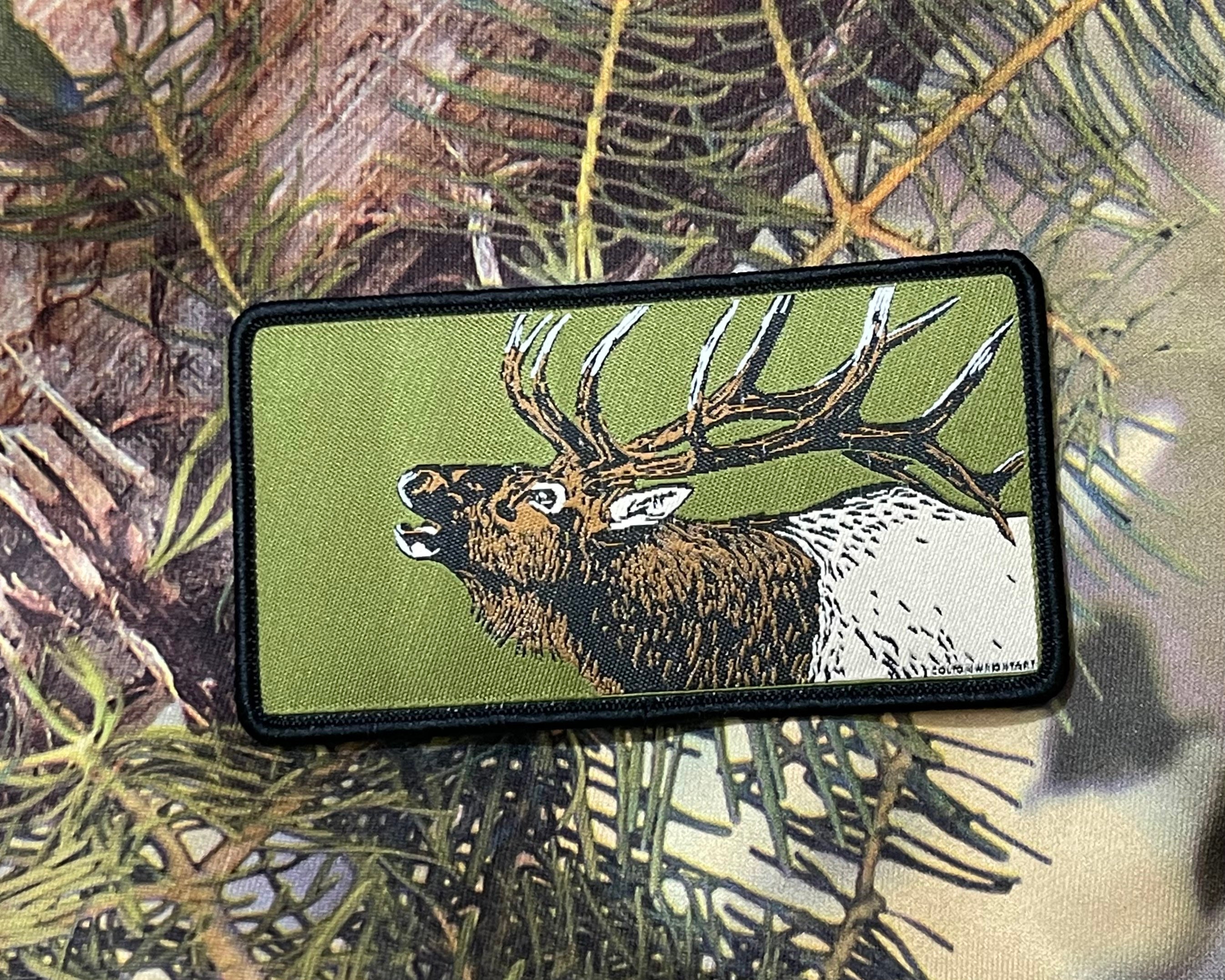 Bull Elk Patches - Etsy