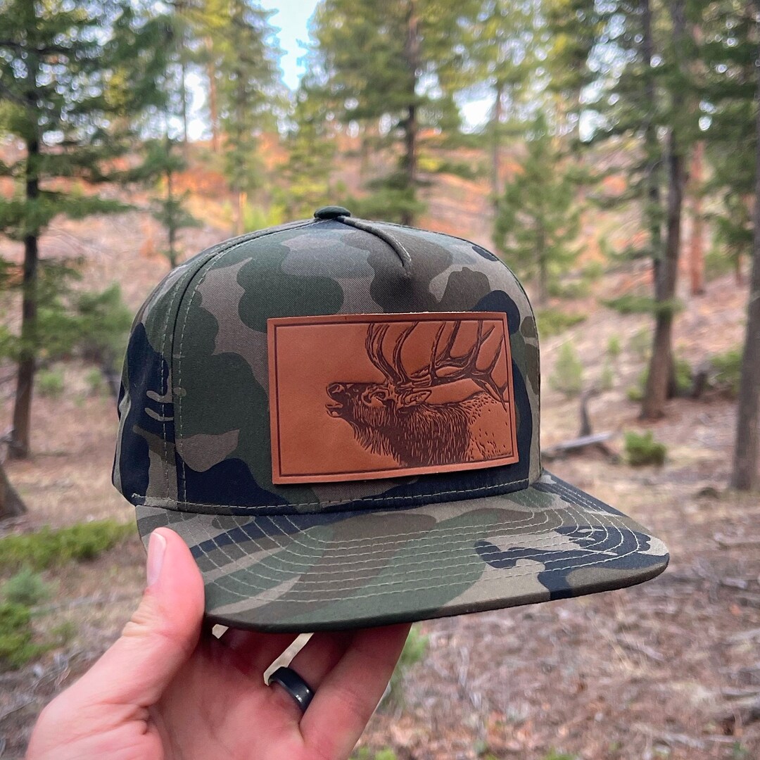 Bull Elk Leather Patch - Etsy
