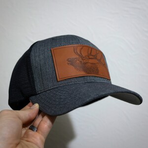 Bull Elk Leather Patch - Etsy