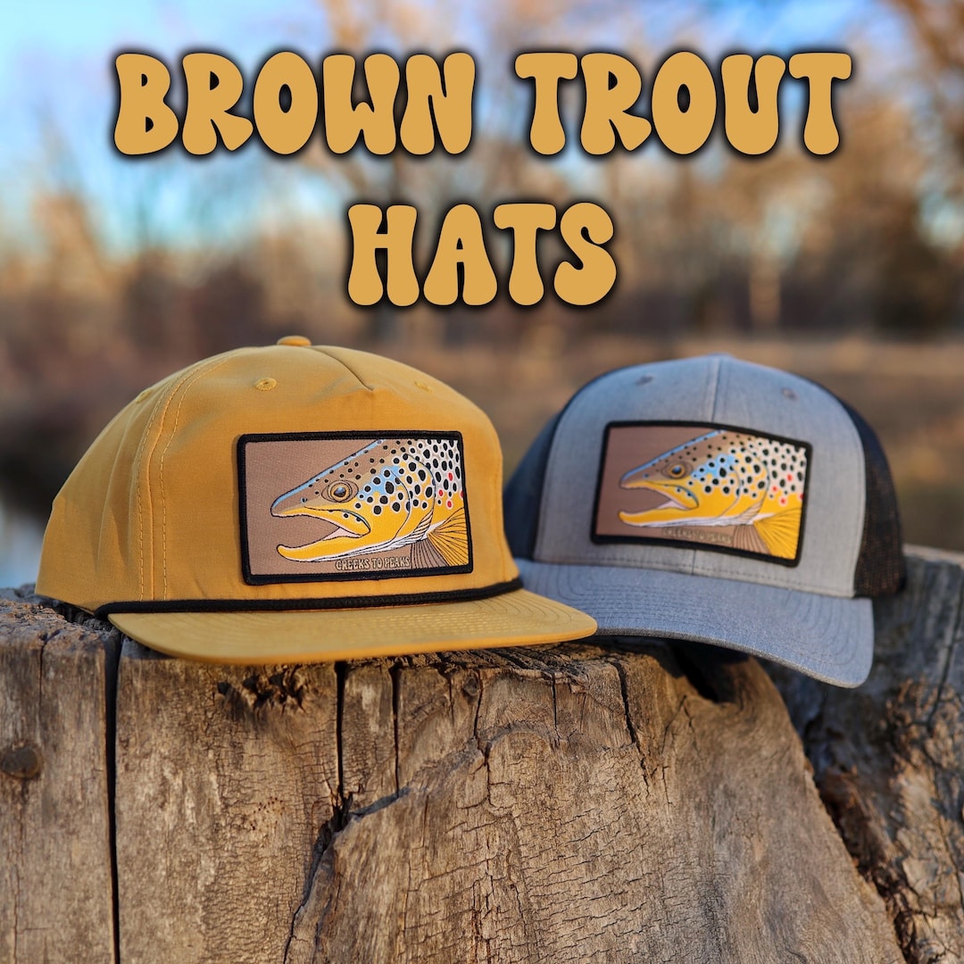 Brown Trout Hats - Etsy
