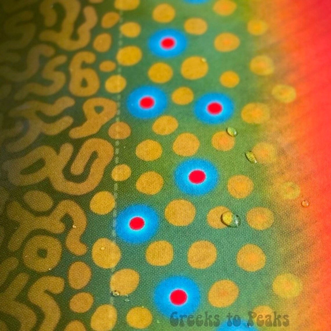 Brook Trout Pattern Flank Decal Sticker - Etsy