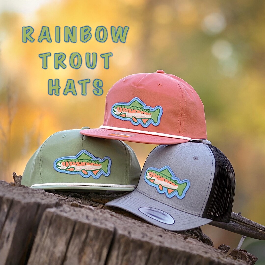 Rainbow Trout Hats - Etsy