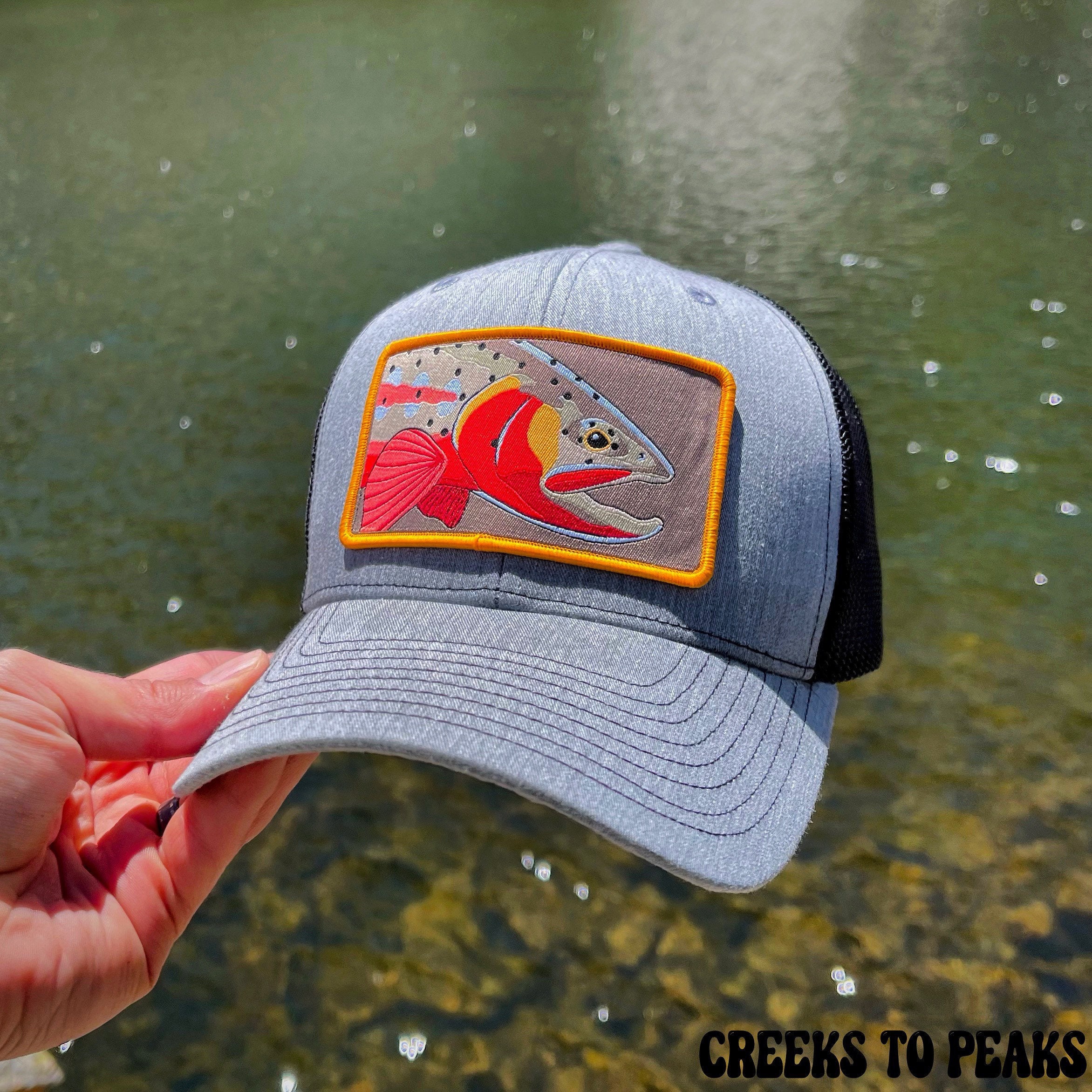 Cutthroat Trout Fish Art Patch - Etsy