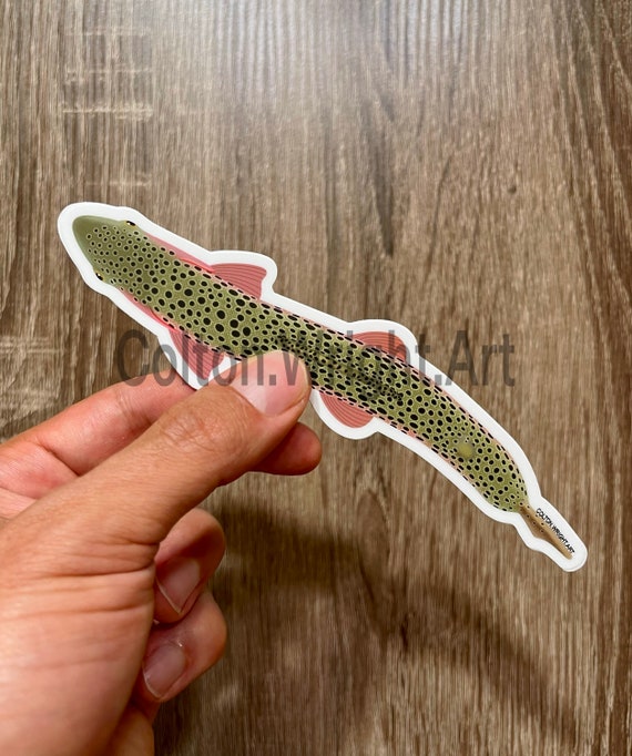 Rainbow Trout Sticker Decal 6 Inch - Etsy