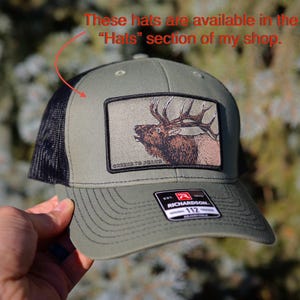 Bull Elk Patches - Etsy
