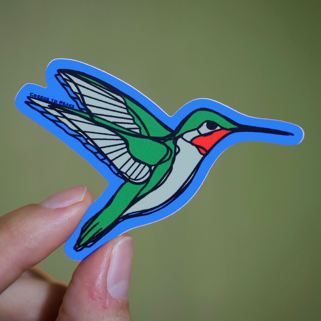 Hummingbird - Sticker Decal - Etsy