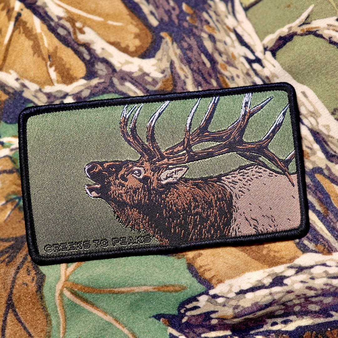 Bull Elk Patches - Etsy