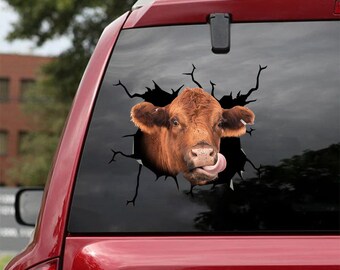 Funny Cow Sticker - Etsy