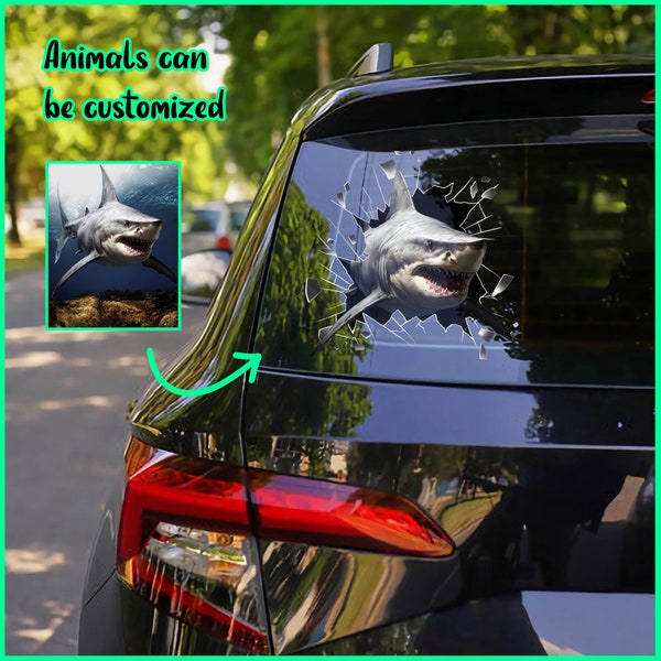 Shark Decal - Etsy
