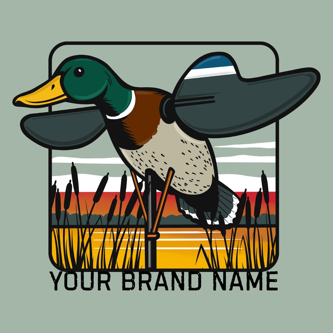 Hand Drawn Duck Decoy Graphic: PNG, SVG (digital Download) - Etsy