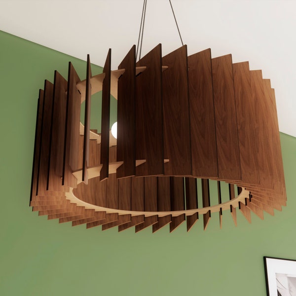 Wood Lamp Shade Vector File DXF, Svg, Pdf, Png - Etsy Canada