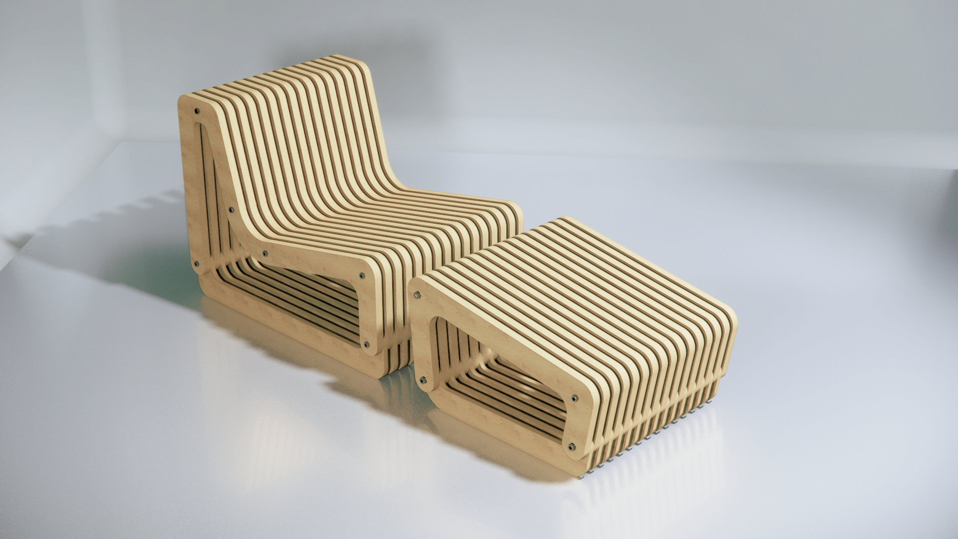 3 Parametric Design Chair pack cnc chair Parametric Chair | Etsy