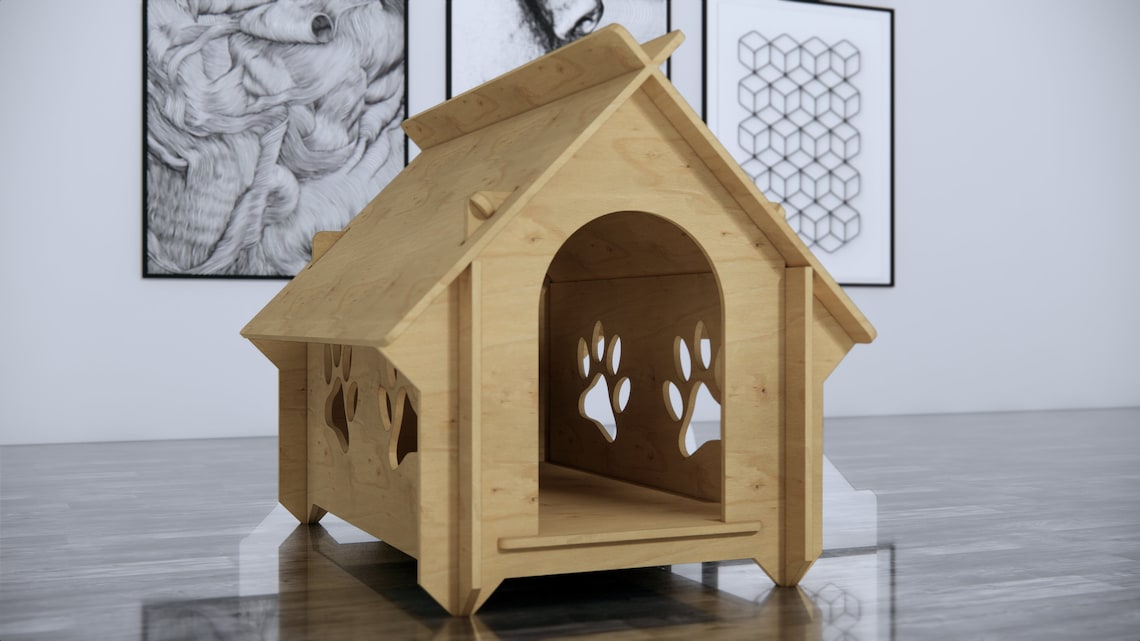 Dog Kennel 10 DXF File Cnc Cut/plywood Pet House/custom - Etsy