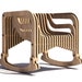 Parametric Rocking Chair DXF File for Cnc Router/plywood Chair/custom ...