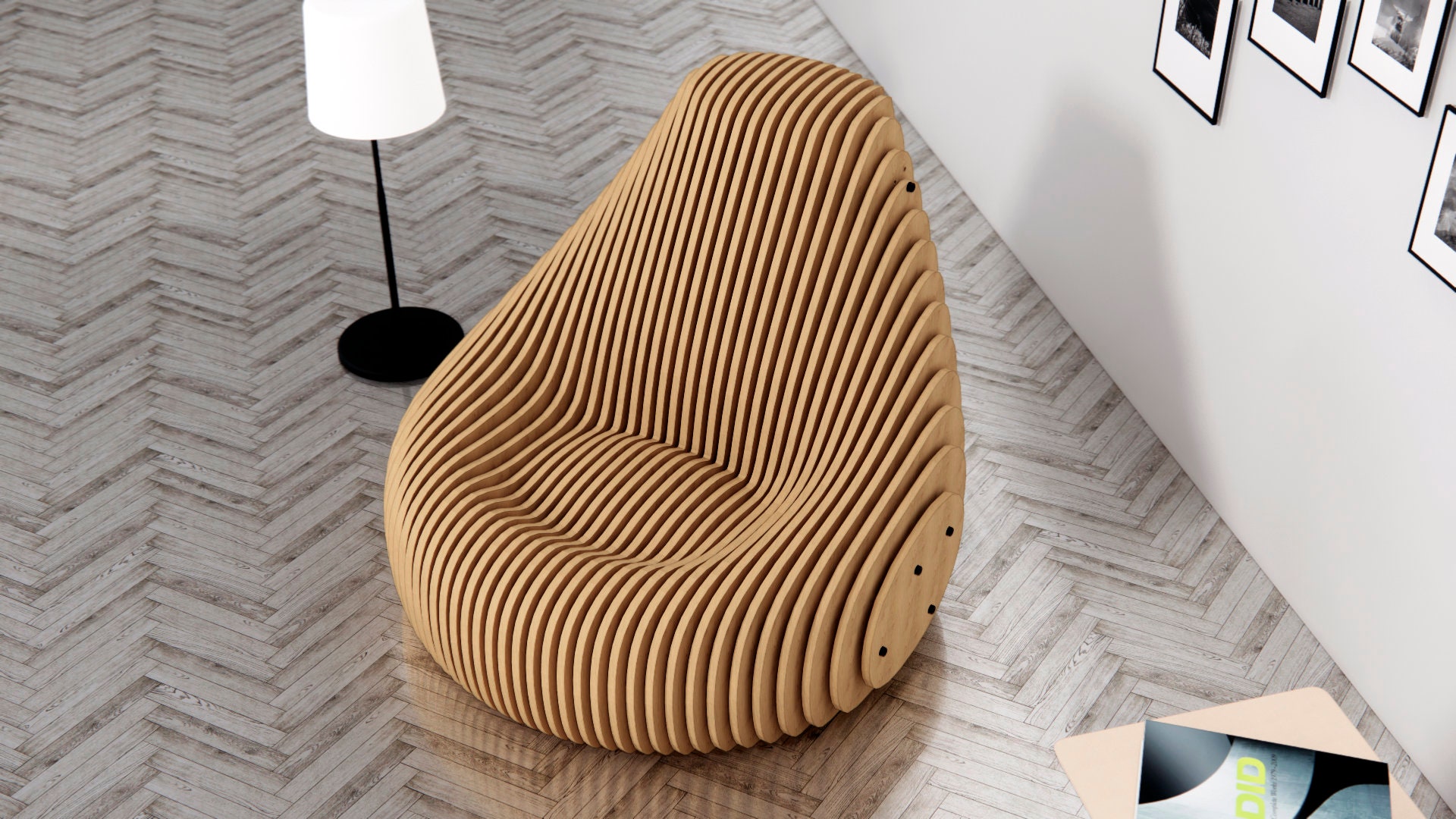 3 Parametric Design Chair pack cnc chair Parametric Chair | Etsy