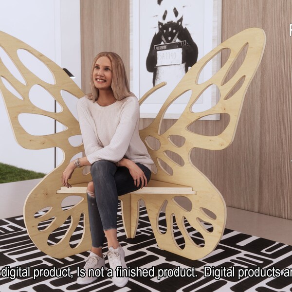 Butterfly Bench - Etsy
