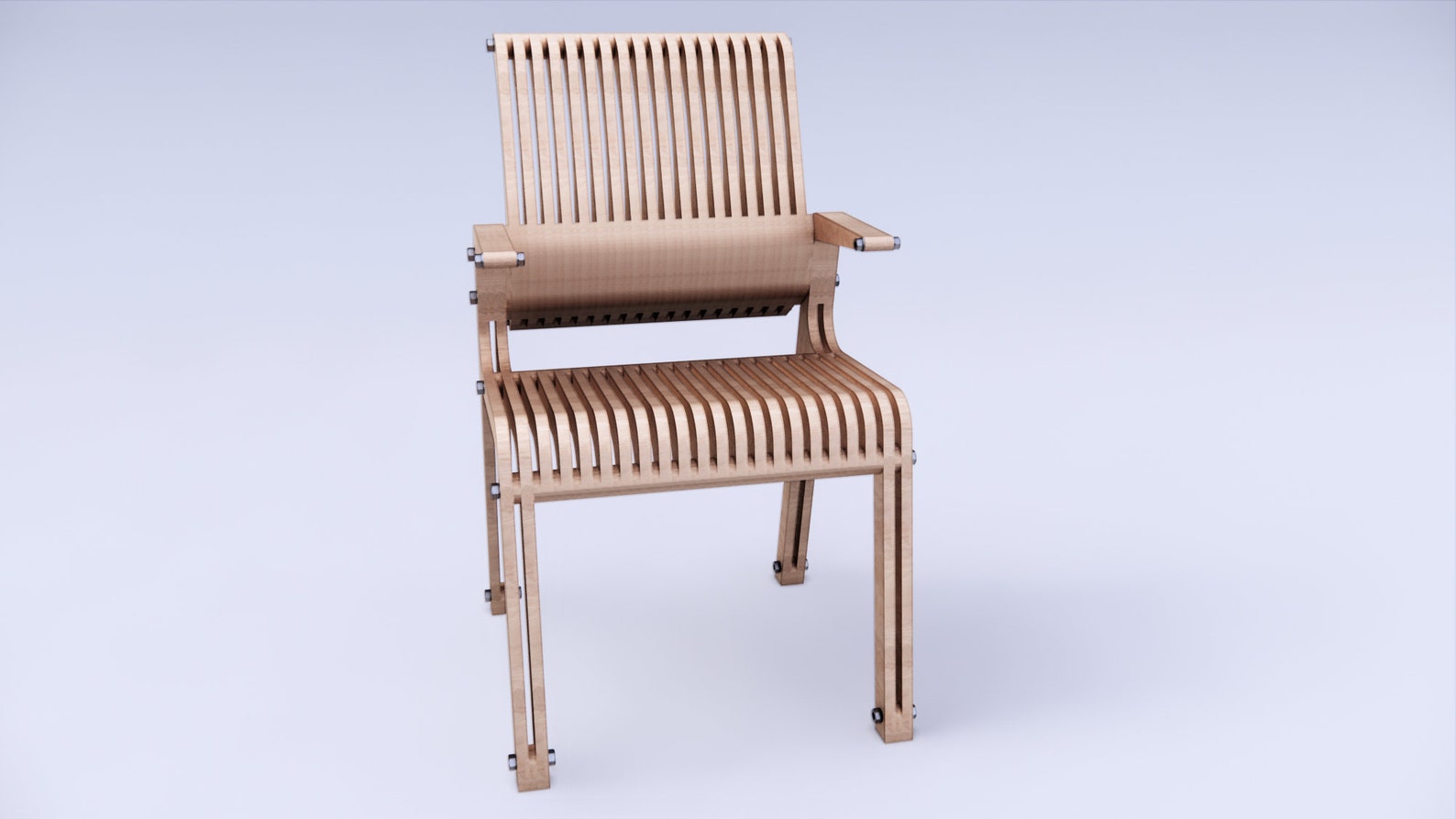 Parametric Wooden Chair Cnc Plan Chair Cnc Cutting Files - Etsy