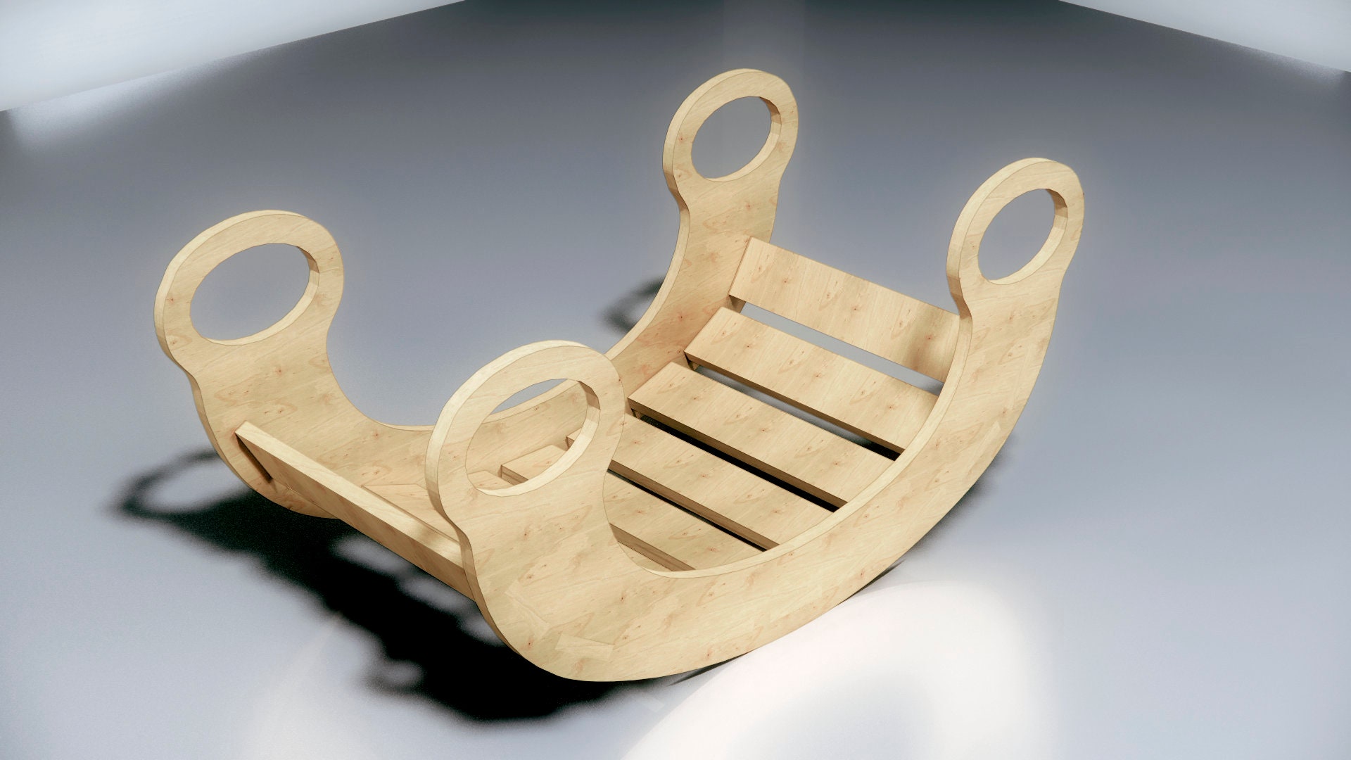 Plywood Rocking Chair Forchildren for Cnc Laser Cut/custom - Etsy