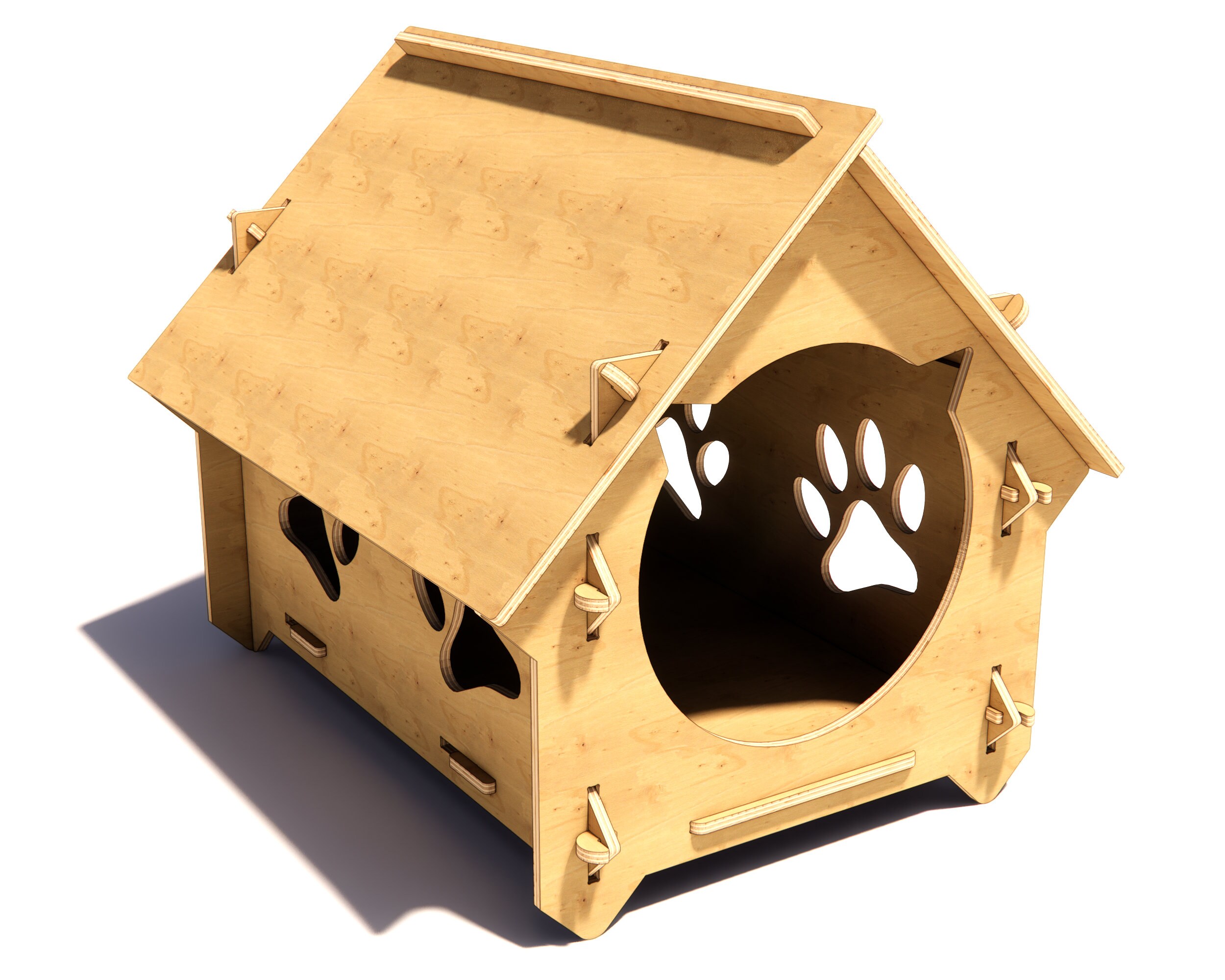 Cat Kennel 03 Digital File for CNC Project Cut/plywood Pet - Etsy
