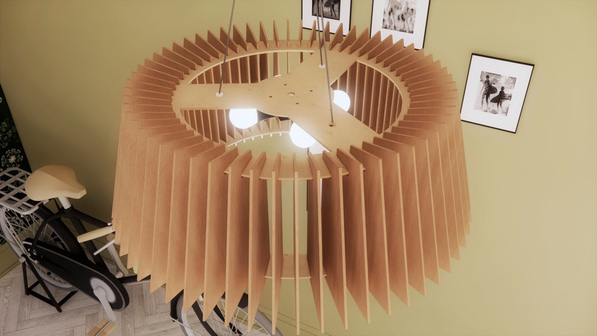 Parametric Lamp DXF File Cnc Cut/plywood Lamp/custom Furniture - Etsy